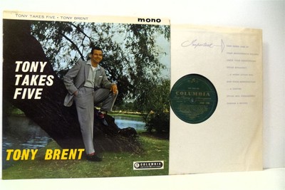 TONY BRENT tony takes five (1st uk mono) LP EX/VG+, 33SX 1200, vinyl ...