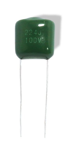 Capacitor Green Poly Film .22uF 100V 10 pack 081954GN-10P | eBay