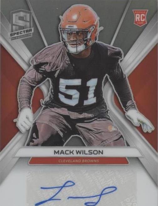 2019 Panini Spectra - Rookie Autographs Mack Wilson #RA-MW /199 (AU, RC ...