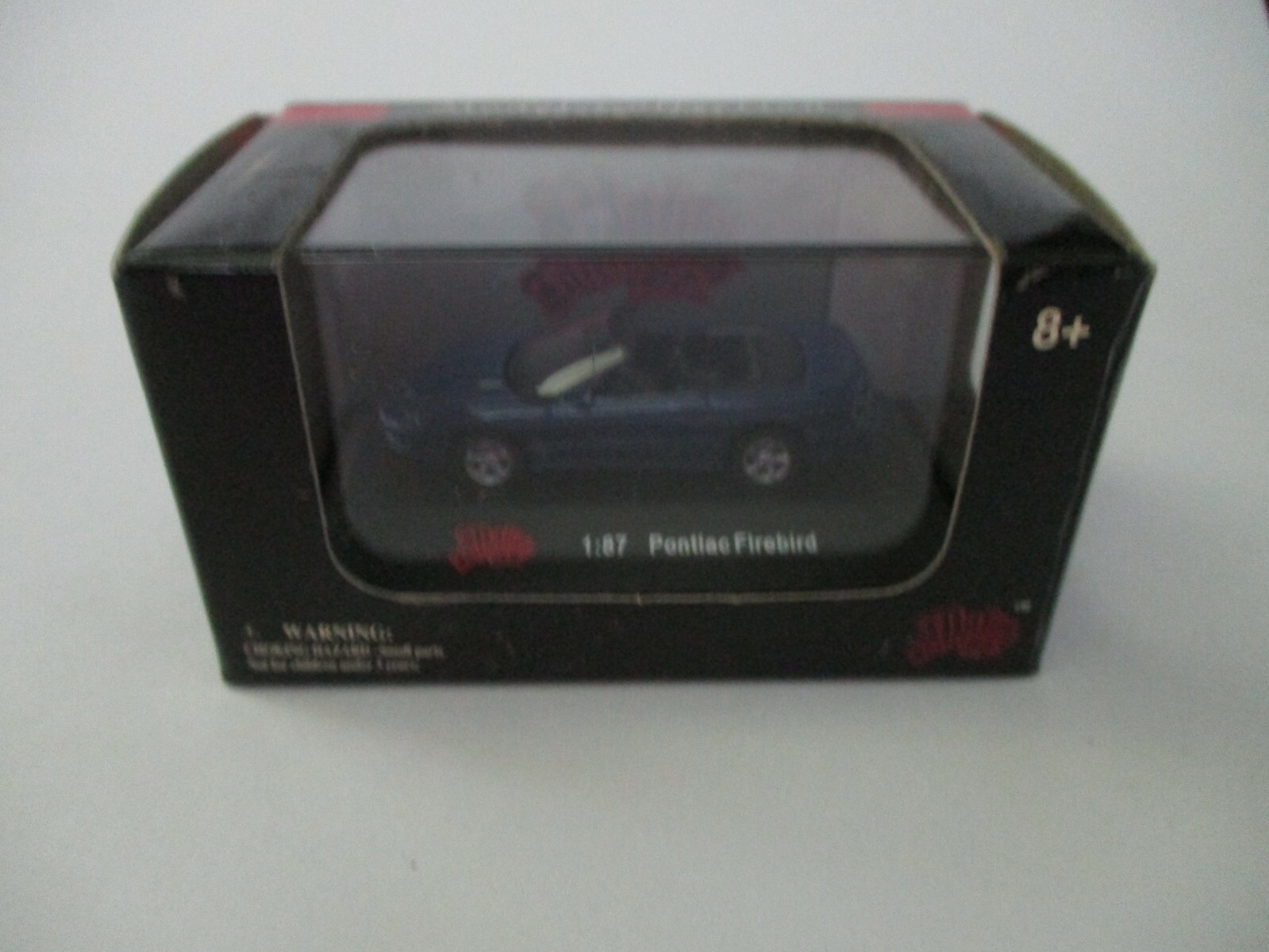 Malibu International Pontiac Firebird Blue Die Cast Car 1:87 HO Scale ...