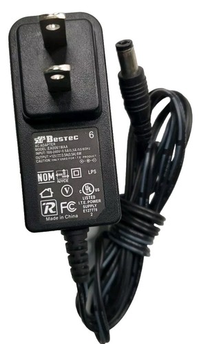 Bestec EA0061WAA AC Adapter 12V 0.5A 6W Power Supply Wall Charger | eBay