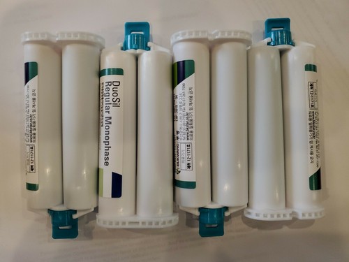 Fast Set Dental Impression Material DuoSil 4 Cartridges Regular Body ...