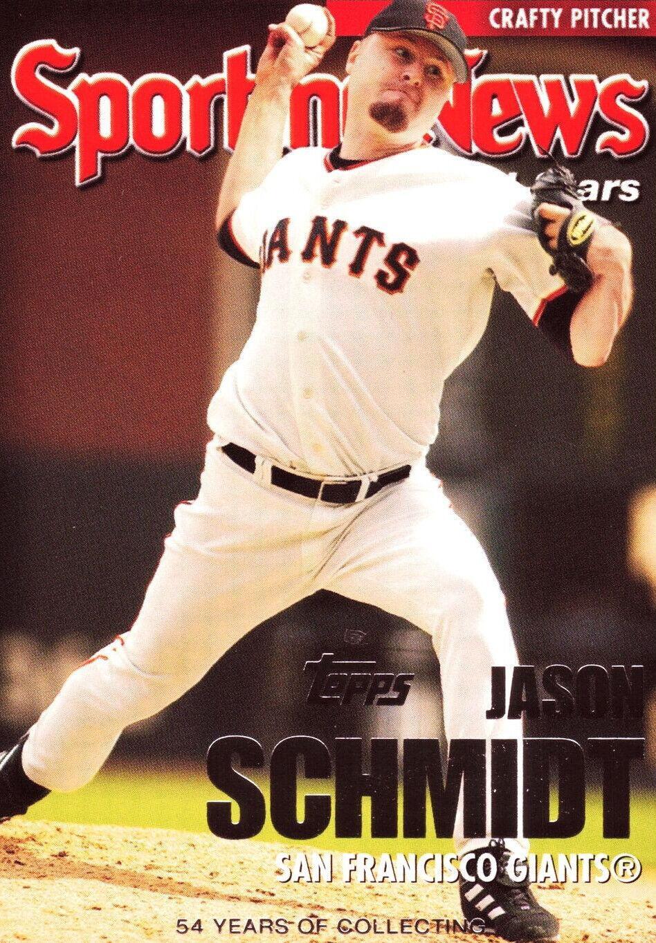 2005 Topps - Sporting News All-Stars Jason Schmidt #726 Black /54 for ...