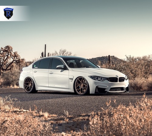 19” ROHANA RFX11 BRUSHED BRONZE WHEELS RIMS FOR BMW E90 E92 E93 325 328 ...