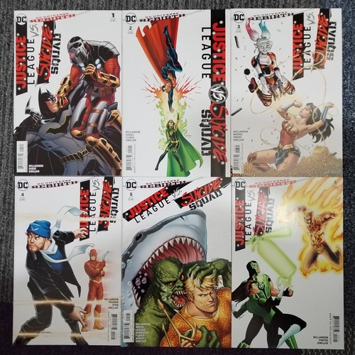 Justice League vs Suicide Squad 1-6 Complete Set Variant Rebirth DC ...