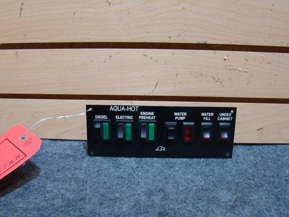 USED RV AQUA-HOT HYDRONIC HEATING SYSTEM SWITCH PANEL | eBay