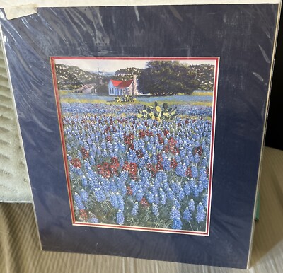 GOLD Signature print with matting by George Boutwell art 12 X 14 ...