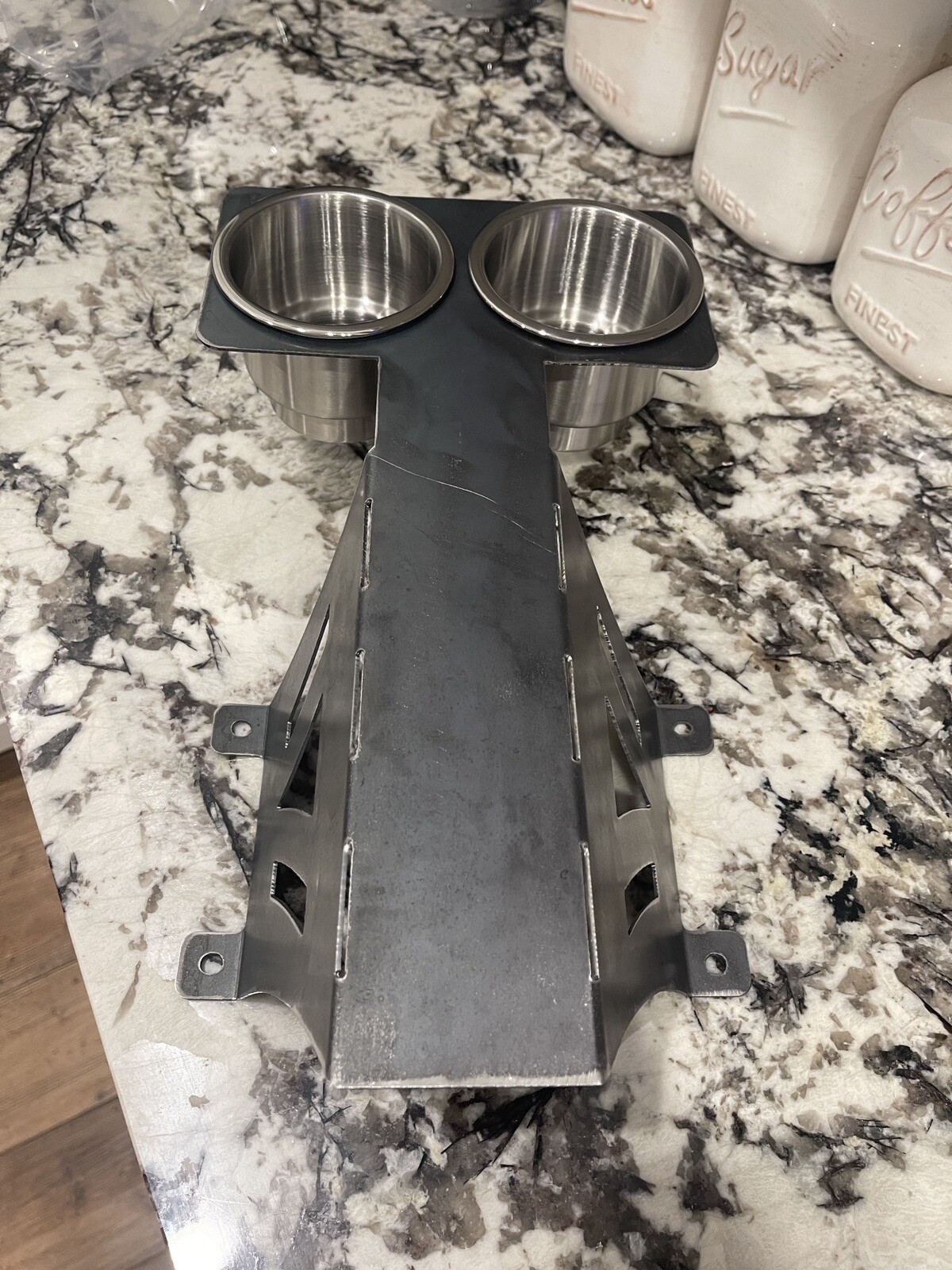 5" Tall Shifter Stand with Cupholders for B&M Ratchet Shifter Mega ...