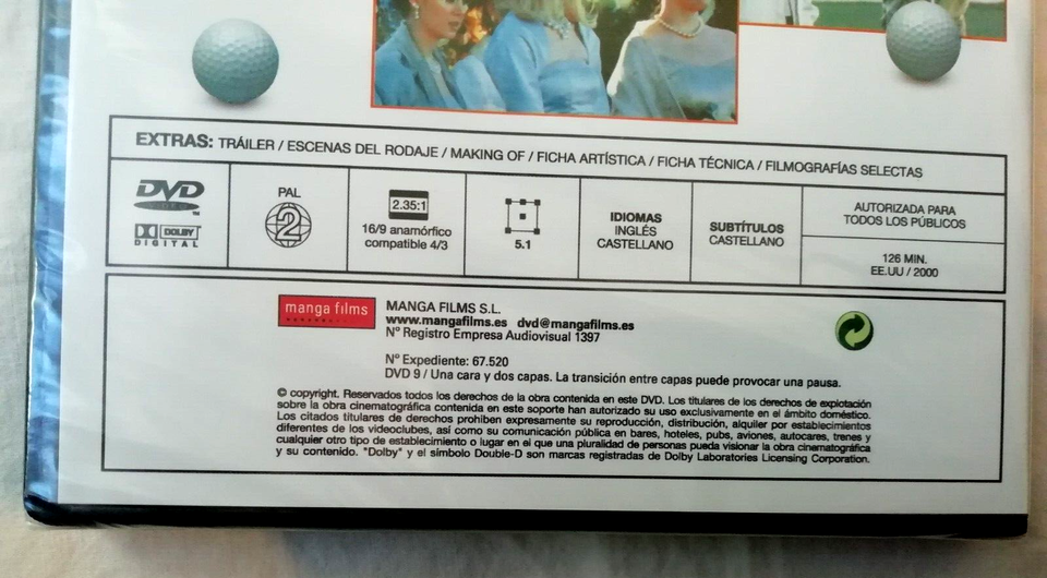 The Dr T And The Women DVD Richard Gere Farran Fancett Robert Altman ...