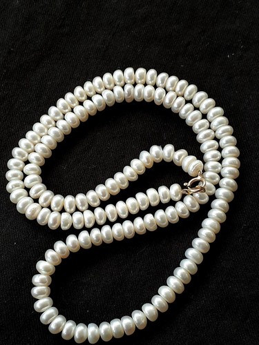 Vintage fresh water pearls & 10k gold necklace | eBay