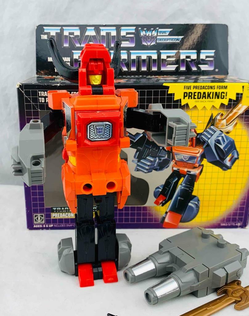 Transformers Original G1 1986 Predacon Tantrum Metal Complete w/ Box ...