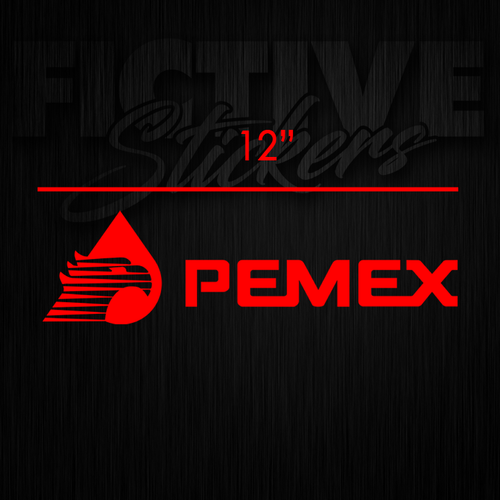 Pemex Sticker Decal 12 inch wide RED | eBay