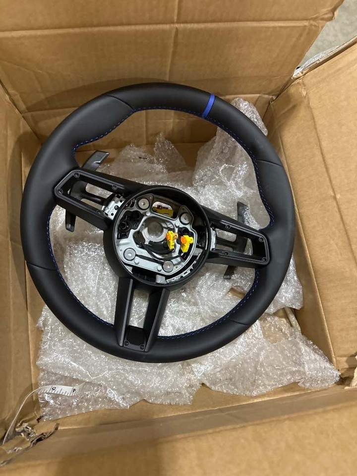 Porsche steering wheel carbon, alcantara surround lack paddles for PDK ...