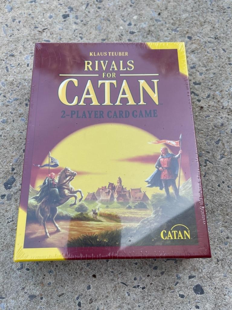 Klaus Teuber RIVALS OF CATAN 2-Player Card Game BRAND NEW 2020 CN3131 ...