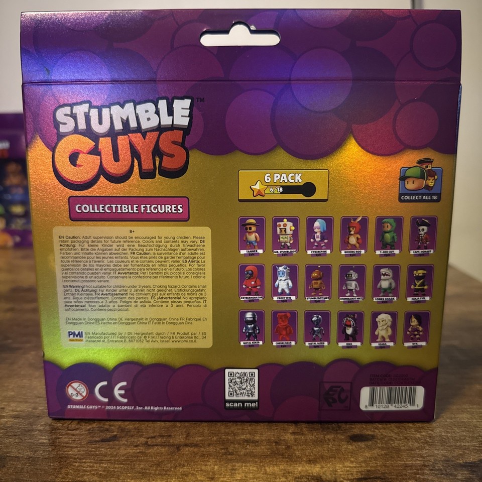 Stumble Guys Collectible Figures – Series 2 Six Pack – Includes a ...