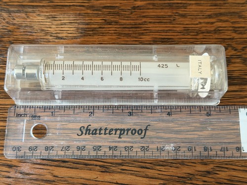 Vintage Propper Trophy Glass Hypodermic Syringe Luer Glass Tip 10cc | eBay