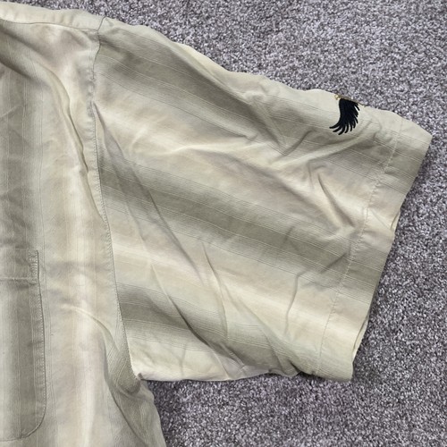 Tommy Bahama Silk Striped Button Shirt Mens XL Beachcore VSCO Island ...