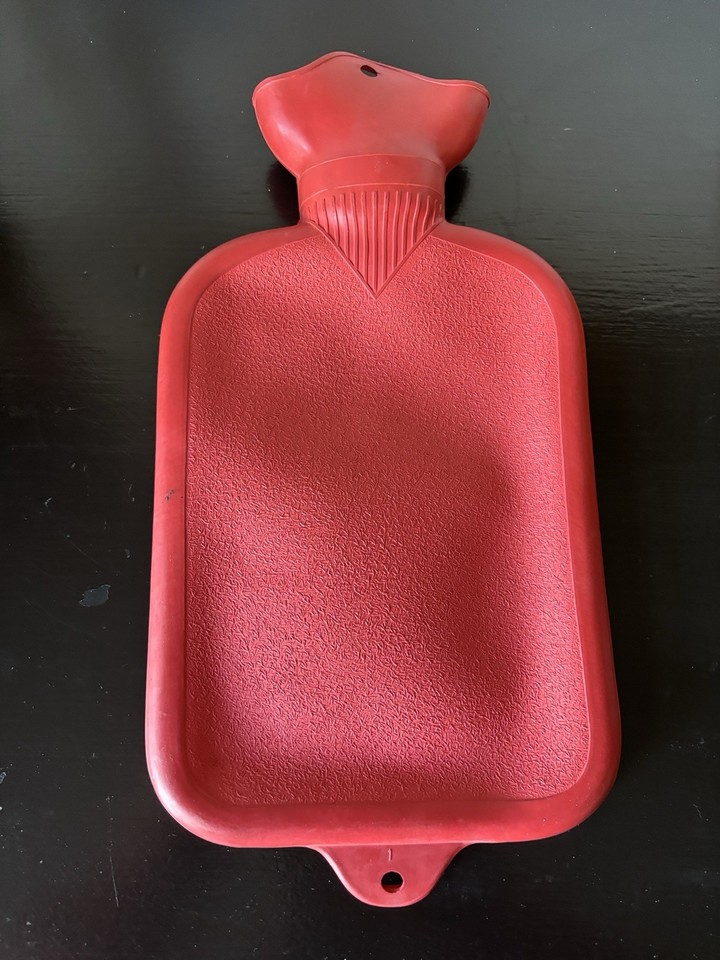 Vintage Davol Rubber Company Family Hot Water Bottle Red With Stopper ...