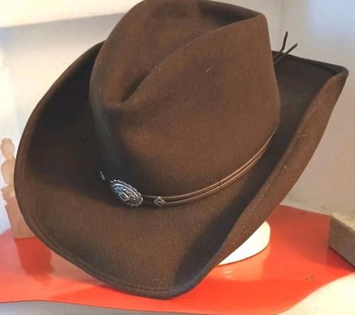 Stetson Rodeo Drive Collection Brown Felt Western Hat Size XL | eBay