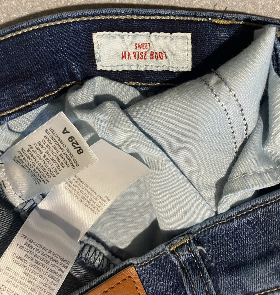 Luck Brand Jeans Women Size 8/29 A SWEET MID RISE BOOT Bootcut Blue Zip ...