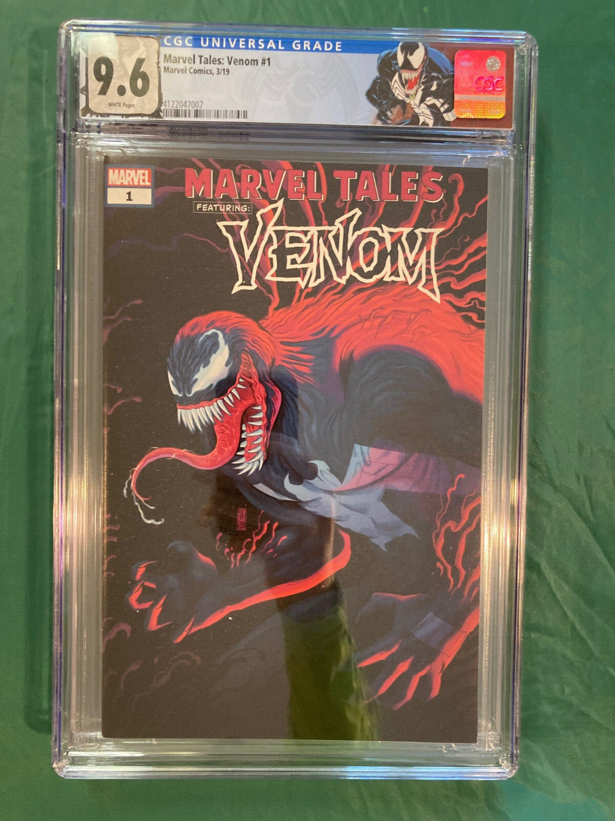 Marvel Tales Venom #1 CGC 9.6 Bartel Cover! 2019 Custom Label Rare NM+ ...