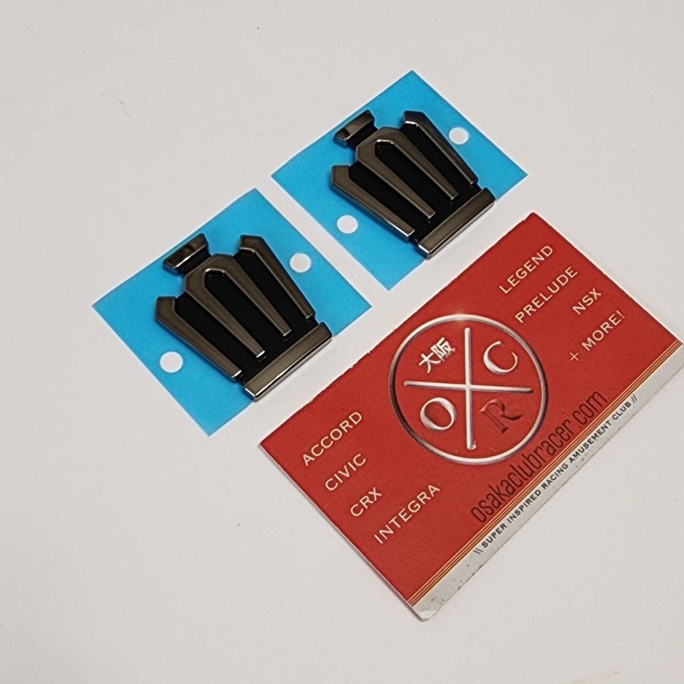 New Genuine OEM Toyota Crown Crossover SIDE Emblem Badge Logo Set JDM ...