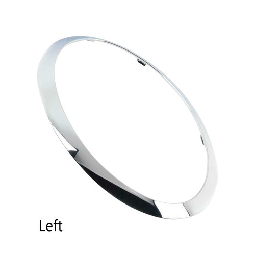 Left & Right For F55 F56 F57 MINI Cooper Headlight Trim Ring SetChrome ...