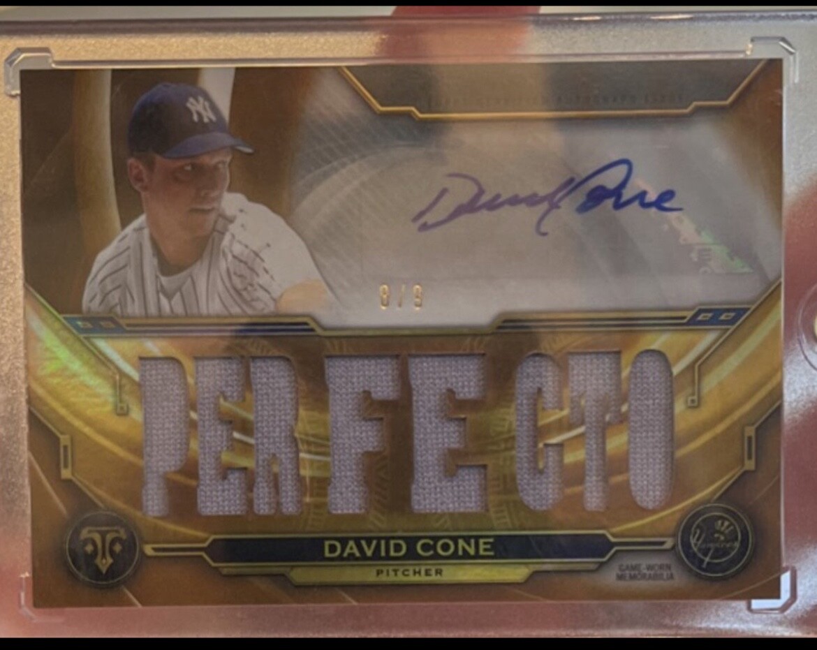 2019 Topps Triple Threads David Cone Autograph/JSY Relic | eBay