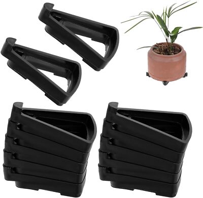 12 PCS Pot Feet for Outdoor Planters, Plant Pot Feet, Invisible Flower ...