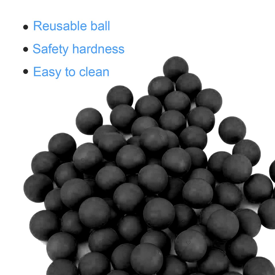 .68 Cal 100T Rubber Balls Ammo Paintballs Training Defense Marker Fit ...