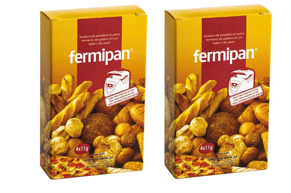 Fermipan Instant Dried Yeast For Fresh Bread Bakers Bakery 8x11g ...