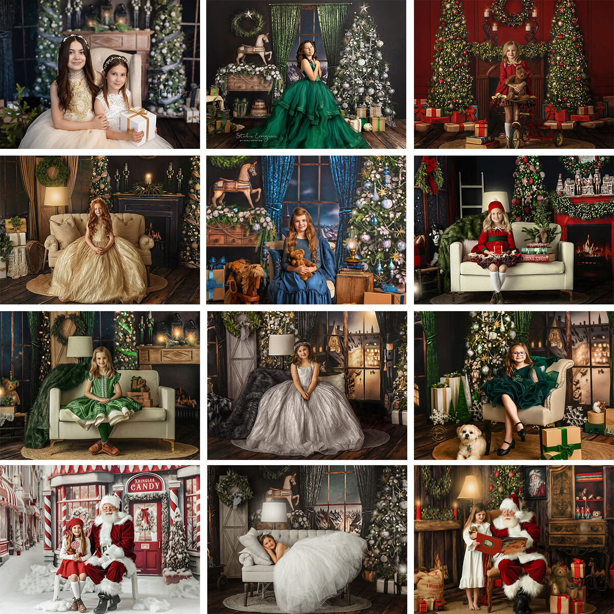 Family Christmas Photography Props