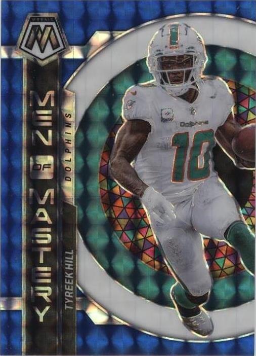 2023 Panini Mosaic - Men of Mastery Tyreek Hill #MM-9 Blue Mosaic Prizm ...