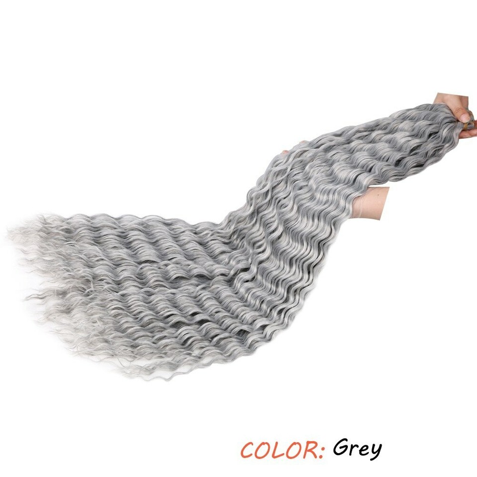 32 Inch Synthetic Deep Wave Hair Crochet Braids Wave Braiding Hair ...
