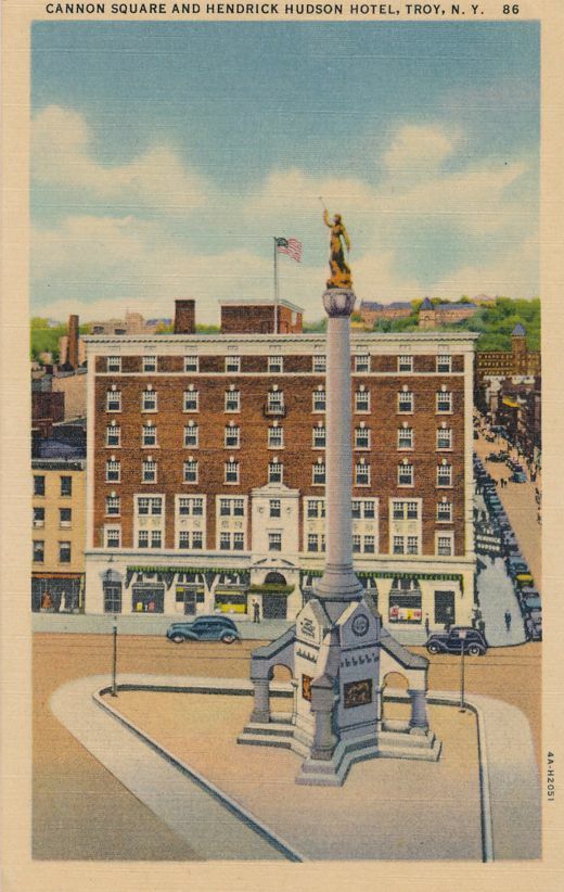 Cannon Square and Hendrick Hudson Hotel - Troy NY, New York - Linen | eBay