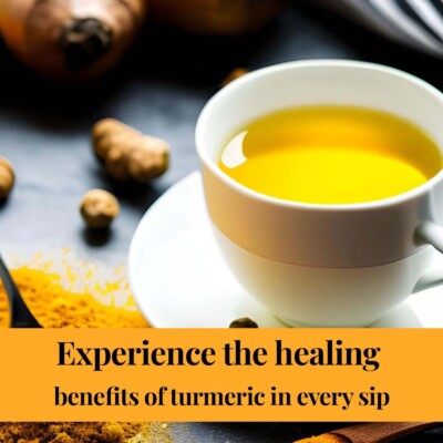 Organic Turmeric Tea Blend- 75 Bags, Turmeric Tea with Black Pepper ...