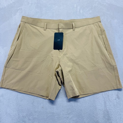 Fabletics Shorts Men's 42 Khaki The Only Tech Short 4-Way Stretch ...