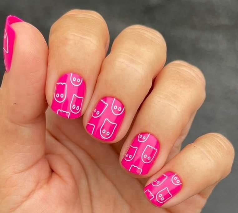 Red Aspen Press On Nails, Short Square, Bridget’s Rendezvous With Boo ...