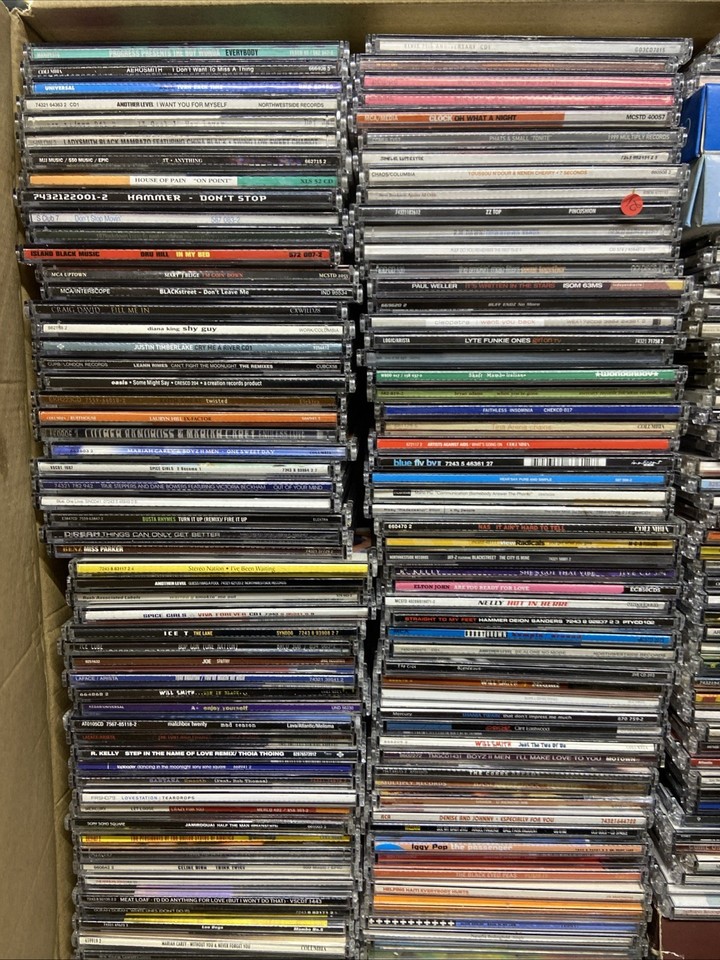 Approx 240x CD SINGLES BUNDLE JOBLOT Fat Joe Will Smith Busta Rhymes ...