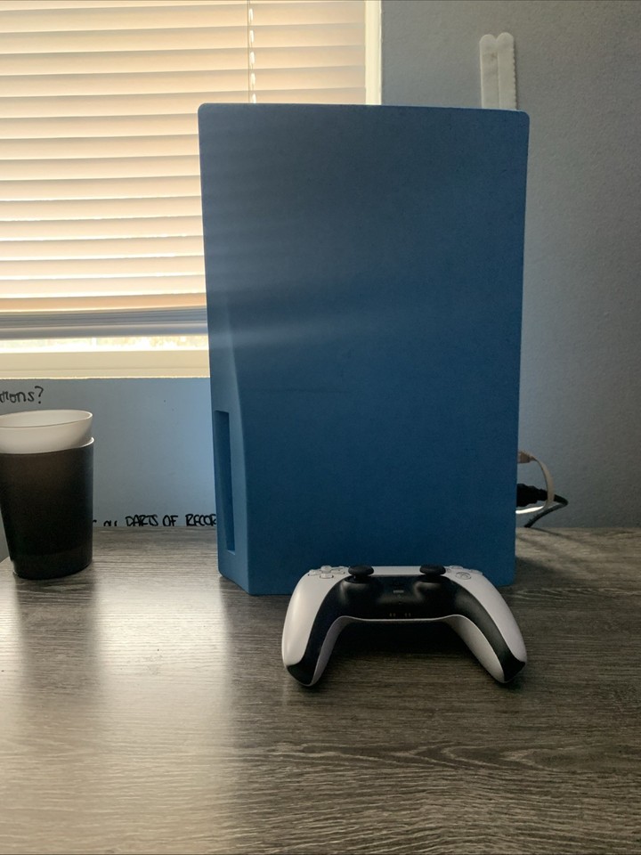 PS5 ,Disc Version, Blue Plates , Power Chord and 1 Controller Included ...