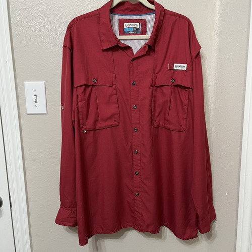 Magellan Fish Gear Men’s Shirt Sz 2XL Relaxed Fit Moisture Wicking ...