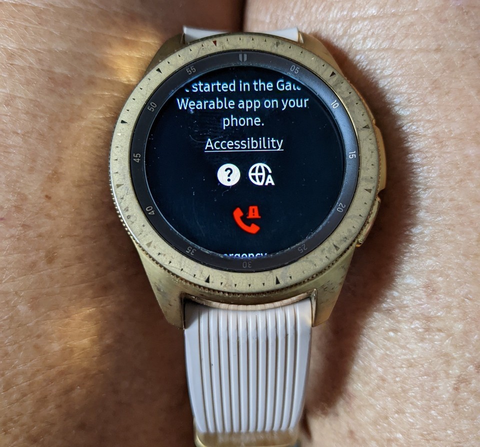 Unlocked Samsung Galaxy Watch 42mm Stainless Steel Smartwatch SM-R815U ...