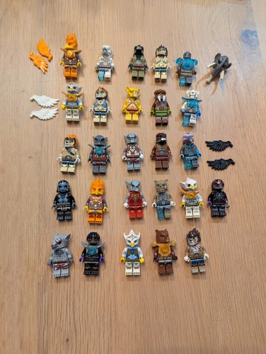LEGO 26x Chima Tazar Cragger Maula Fluminox Minifigures Job Lot Bundle ...