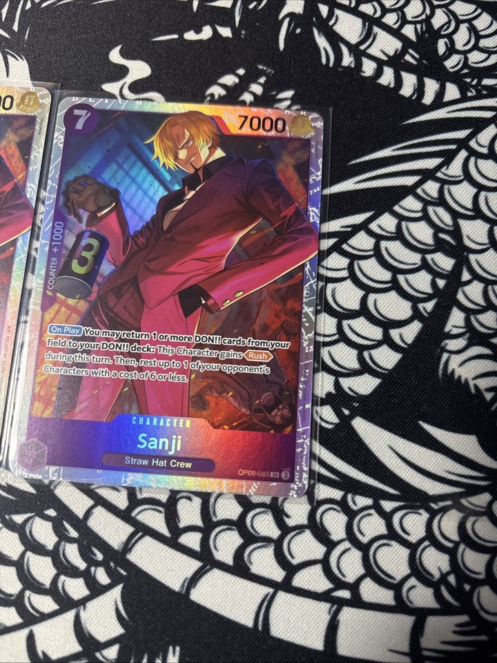 One Piece - Sanji OP09-065 FOIL SR - PRB-02 English, x4 | eBay