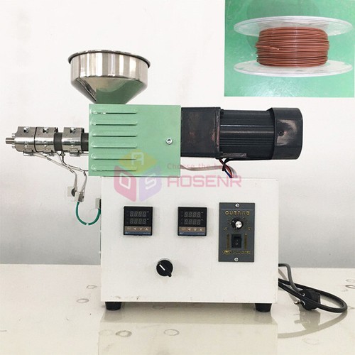 110V Plastic Desktop Injection Molding Machine Single Screw Extruder ...