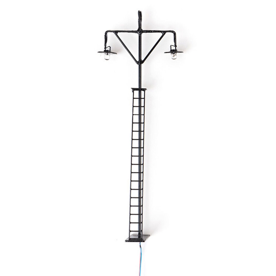 4/8PCS HO-Scale LED Yard Light Model Train Railroad-Street station Lamp ...