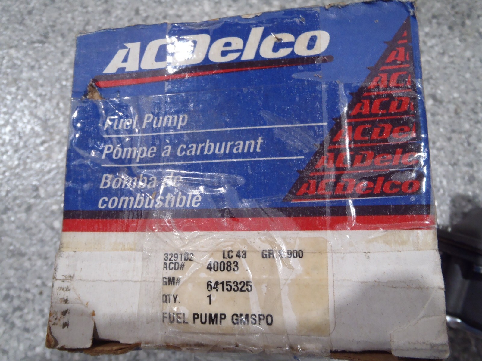 ACDelco Chevrolet Performance 6415325 Mechanical Fuel Pump 40083 for ...