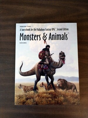 Palladium Fantasy RPG 2E Monsters & Animals 2020 Palladium Books | eBay