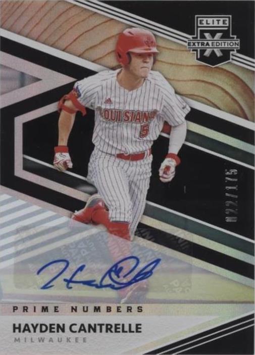 2020 Panini Elite Extra Edition - Hayden Cantrelle #158 Prime Numbers a ...
