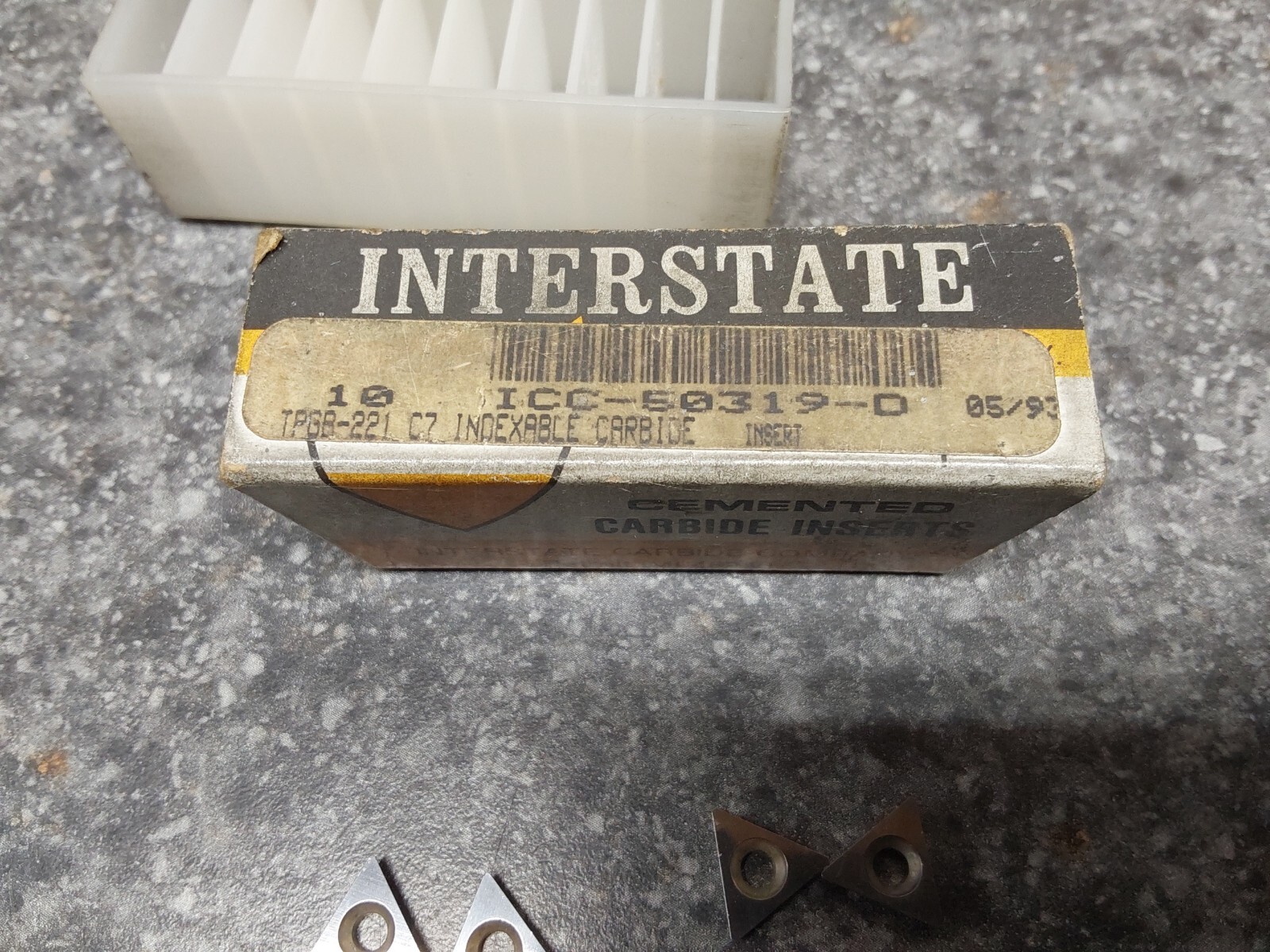 INTERSTATE TCN 50319-D CARBIDE INSERTS 7 PIECES TPGB-221 | eBay